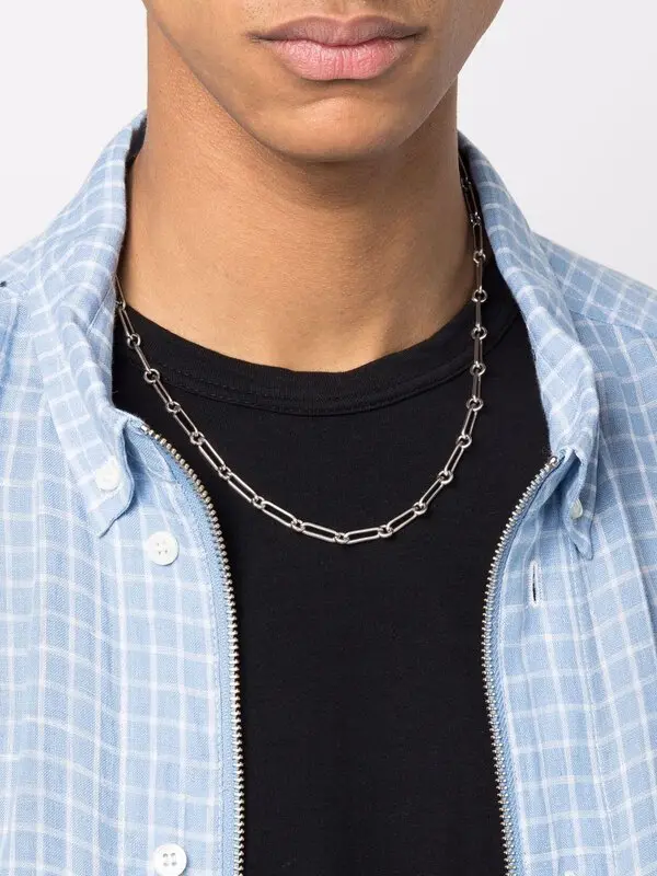 Tom Wood Large Box Chain Necklace - Silver