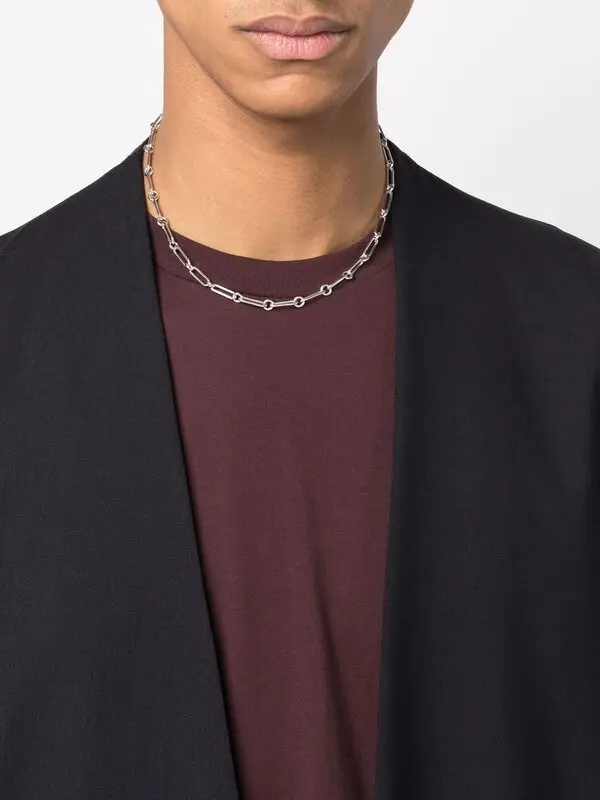 Tom Wood Large Box Chain Necklace - Silver