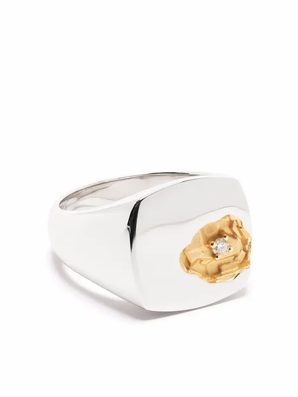 Tom Wood 14k Gold Diamond Ring