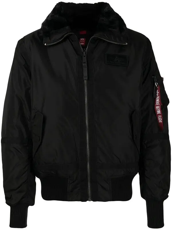 Alpha Industries Logo-patch Zip-up Jacket