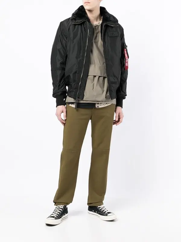 Alpha Industries Logo-patch Zip-up Jacket