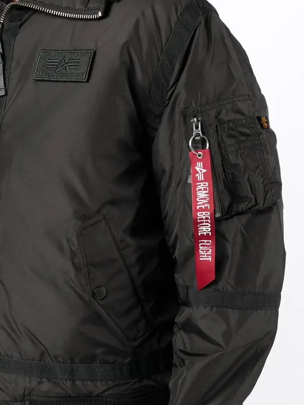 Alpha Industries Logo-patch Zip-up Jacket