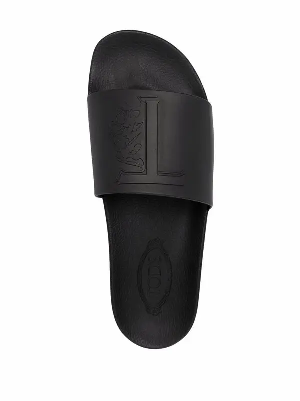 TOD'S Embossed Logo Sliders