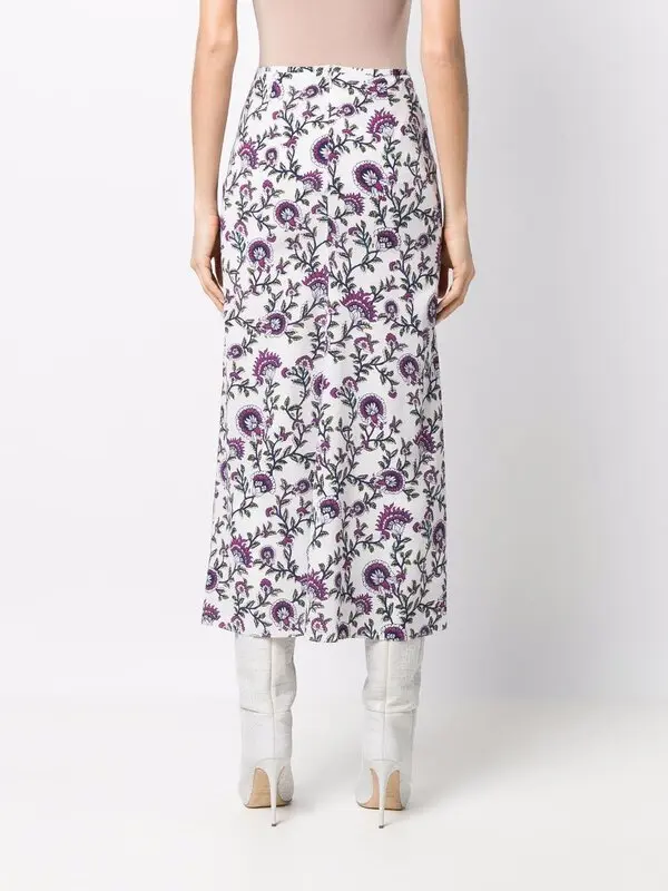 Isabel Marant Étoile High-waisted Floral-print Skirt