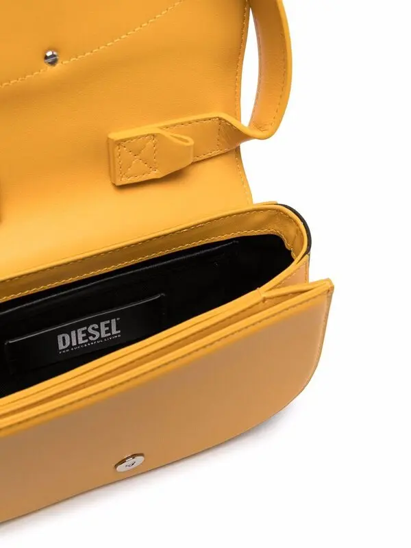 DIESEL® 1dr Leather Shoulder Bag - Yellow