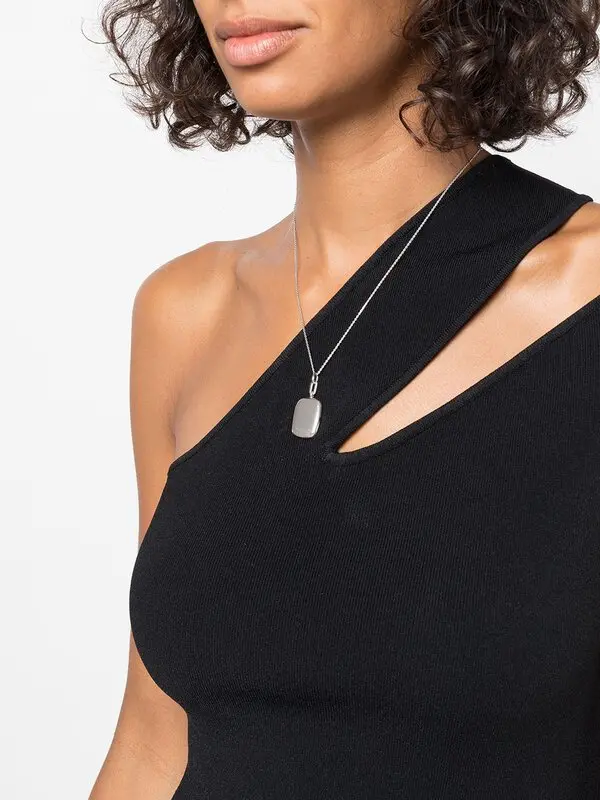 Monica Rich Kosann Slim Dee Rectangle Locket Necklace
