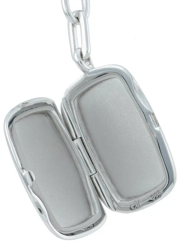 Monica Rich Kosann Slim Dee Rectangle Locket Necklace