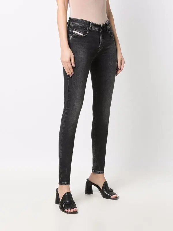 DIESEL® Slandy Skinny-leg Jeans - Black