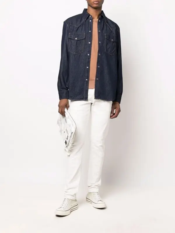 DIESEL® Long-sleeve Denim Shirt