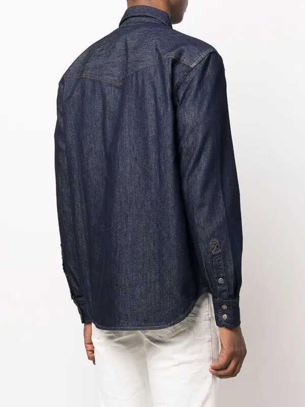 DIESEL® Long-sleeve Denim Shirt