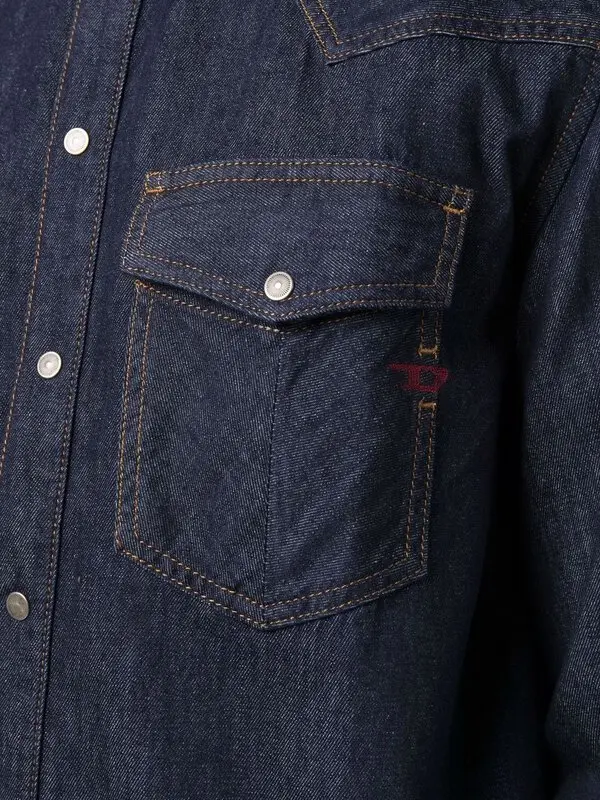 DIESEL® Long-sleeve Denim Shirt