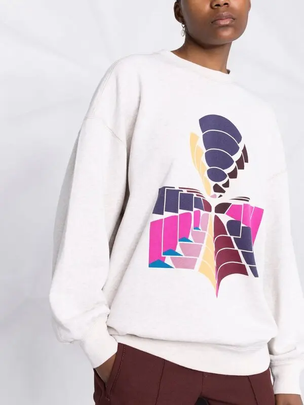 MARANT ETOILE Mindy Logo-print Sweatshirt