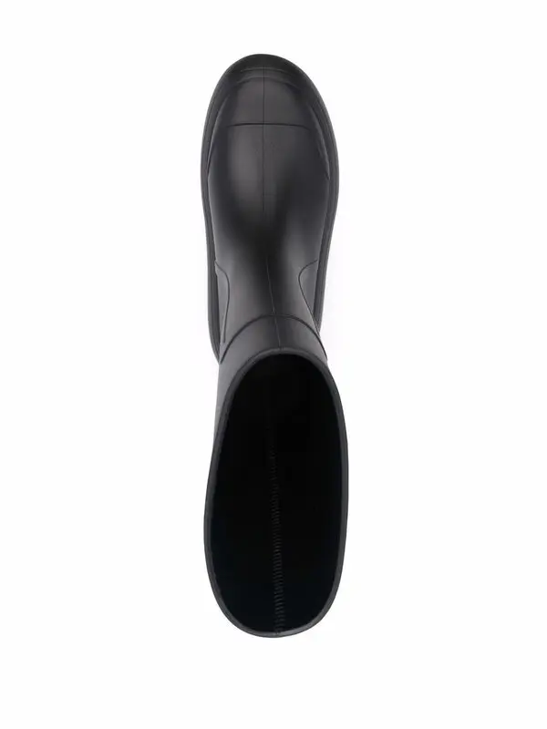 FERRAGAMO Gancini Debossed Rain Boots