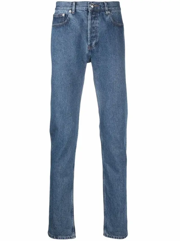 A.p.c. Low-rise Straight-leg Jeans