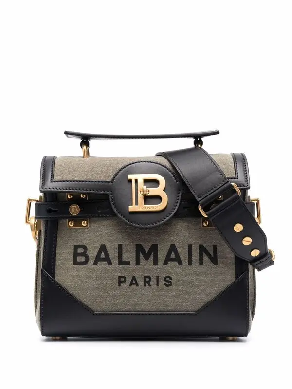 Balmain B-buzz Canvas Tote Bag