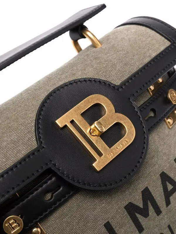 Balmain B-buzz Canvas Tote Bag
