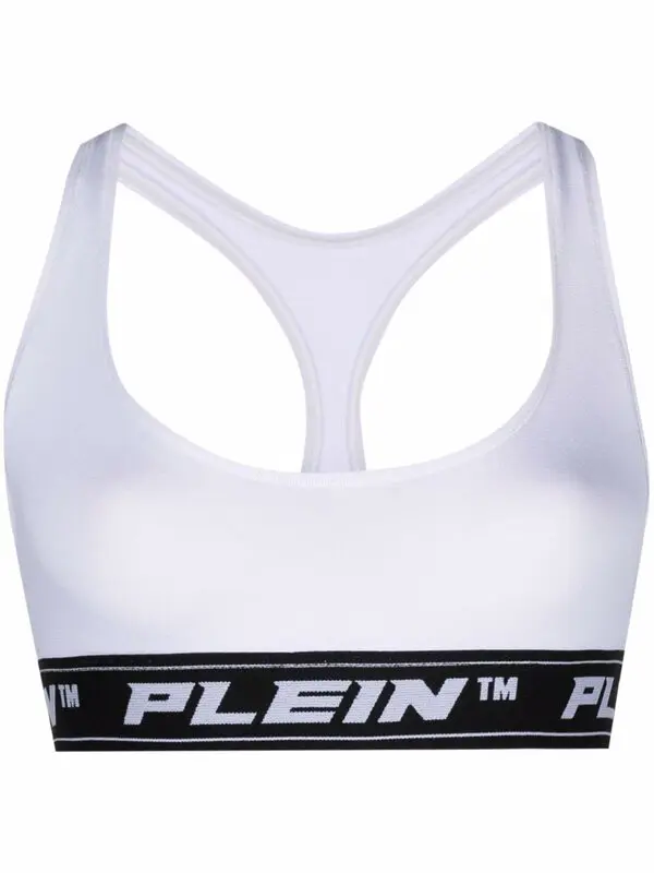 Philipp Plein Logo-underwear Bra - White