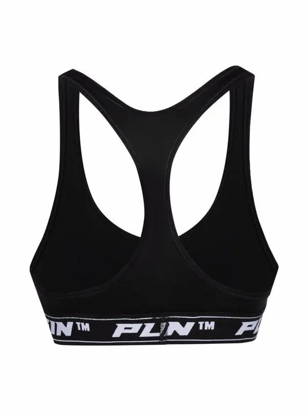 Philipp Plein Logo-underwear Bra - Black
