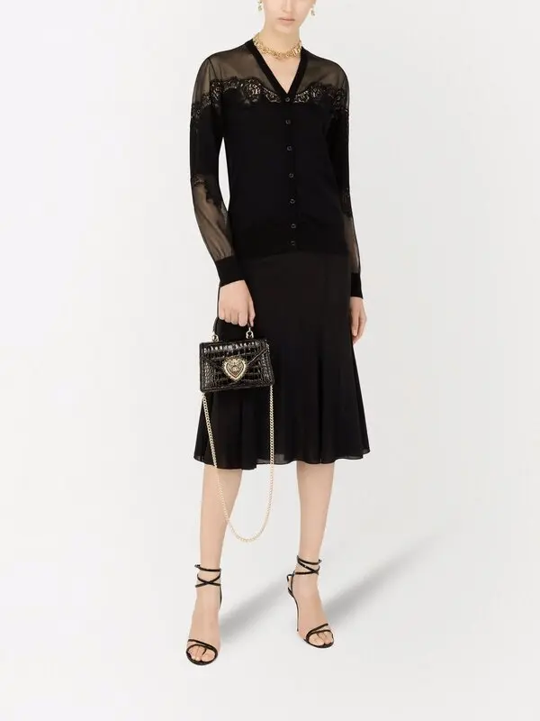 Dolce & Gabbana Lace-trim Cardigan