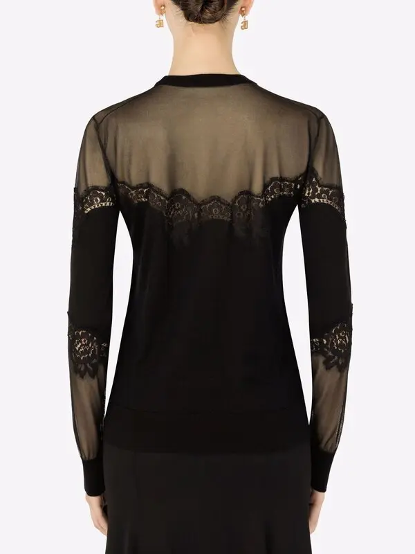Dolce & Gabbana Lace-trim Cardigan