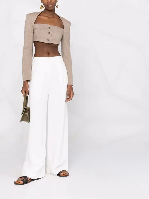 Philosophy Di Lorenzo Serafini Cut-out Cropped Jacket