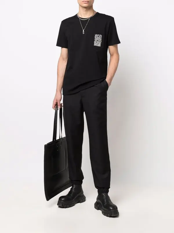 Alexander McQueen Straight-leg Wool-blend Track Pants