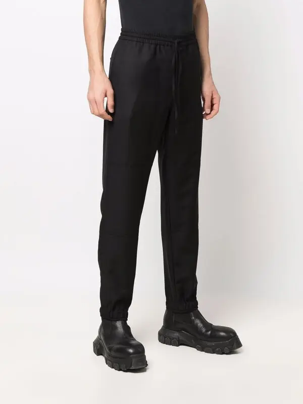 Alexander McQueen Straight-leg Wool-blend Track Pants