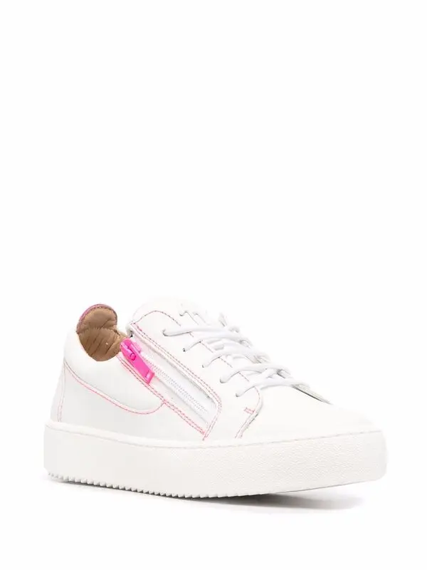 GIUSEPPE ZANOTTI Gail Contrast Sneakers - White