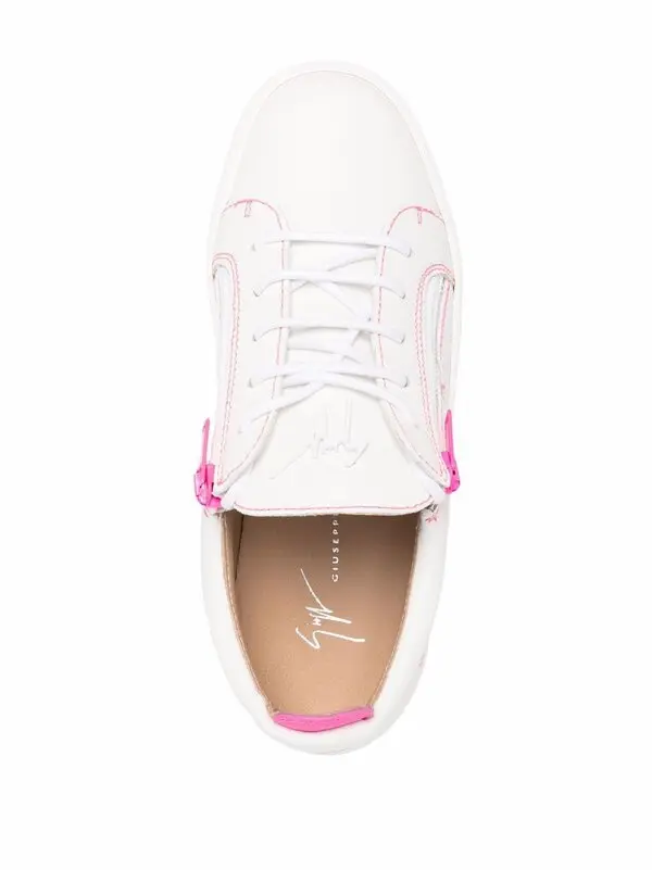 GIUSEPPE ZANOTTI Gail Contrast Sneakers - White