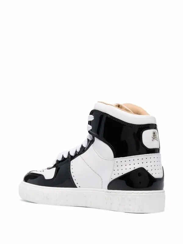 Philipp Plein Leather High-top Sneakers