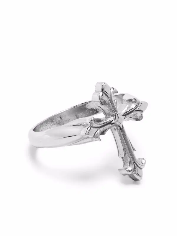 Emanuele Bicocchi Fleury Cross Ring - Silver