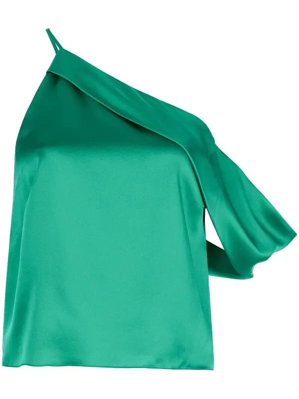 Michelle Mason Draped Cowl Asymmetrical Top