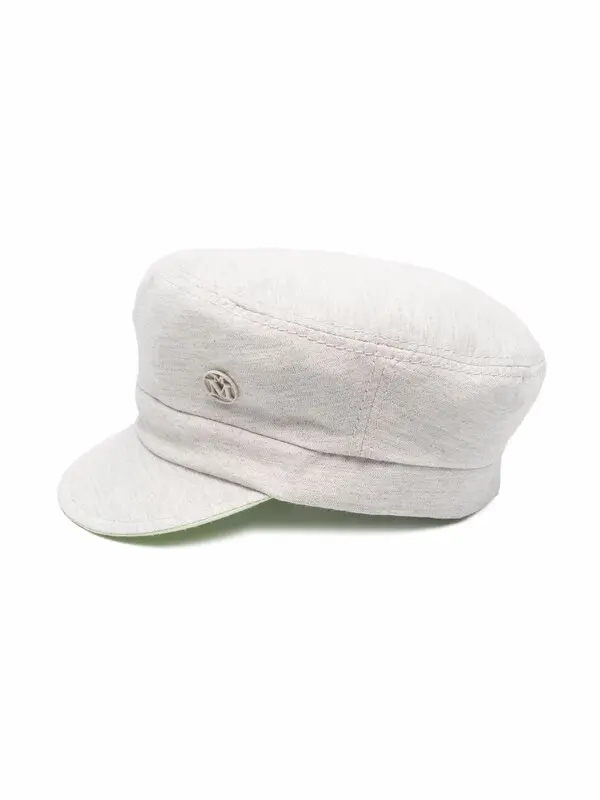 MAISON MICHEL Cotton-blend Baker Boy Cap