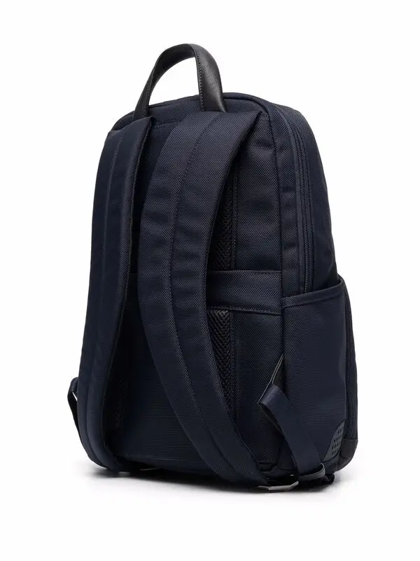PIQUADRO Panelled Backpack - Blue