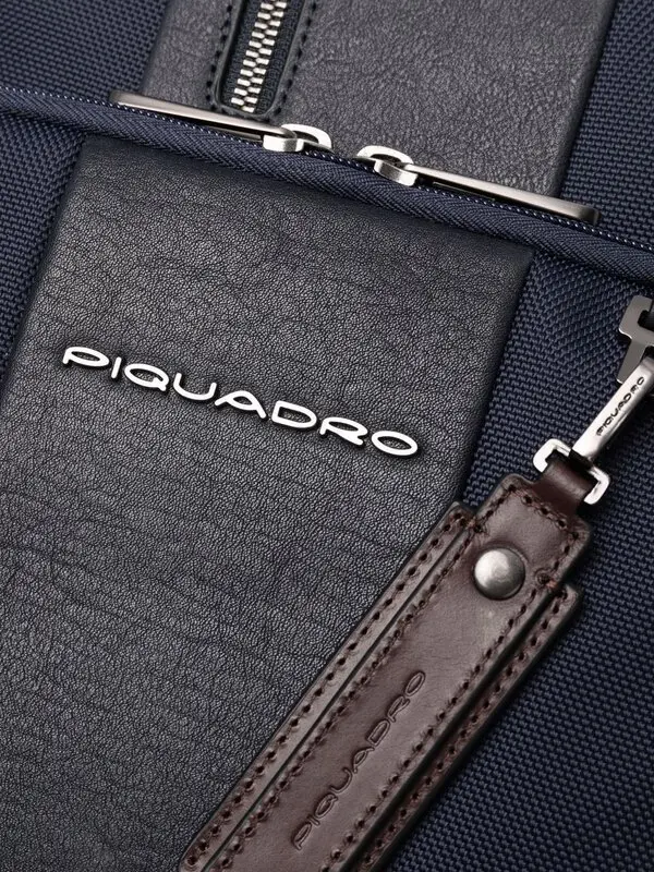 PIQUADRO Panelled Backpack - Blue