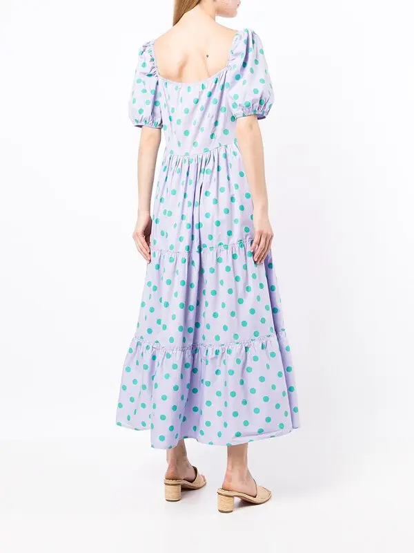 Pitusa Play Praire Polka Dot Dress - Purple