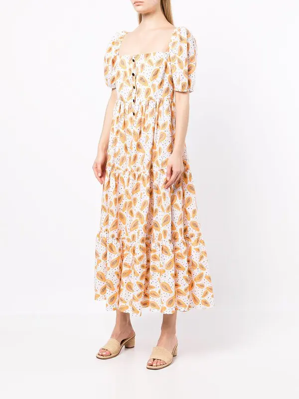 Pitusa Play Prairie Papaya-print Dress