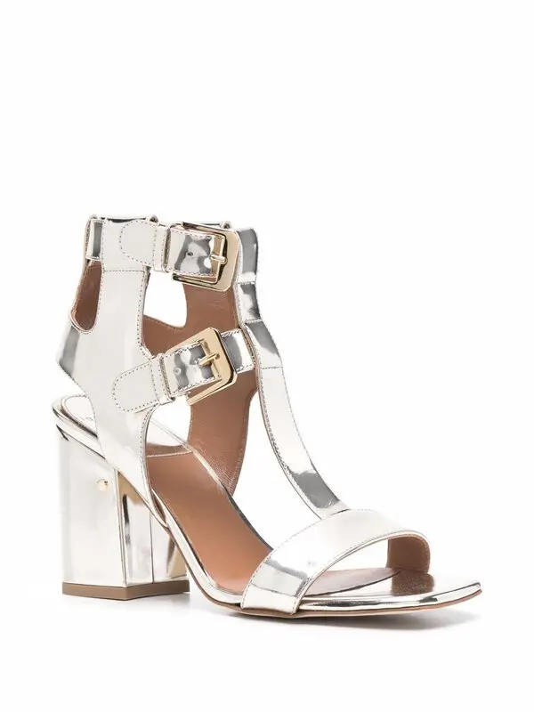 Laurence Dacade Sandra 90mm Metallic Sandals