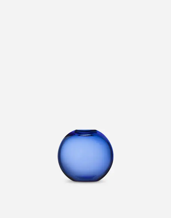 Dolce & Gabbana Small Vase In Transparent Murano Glass - Multicolor