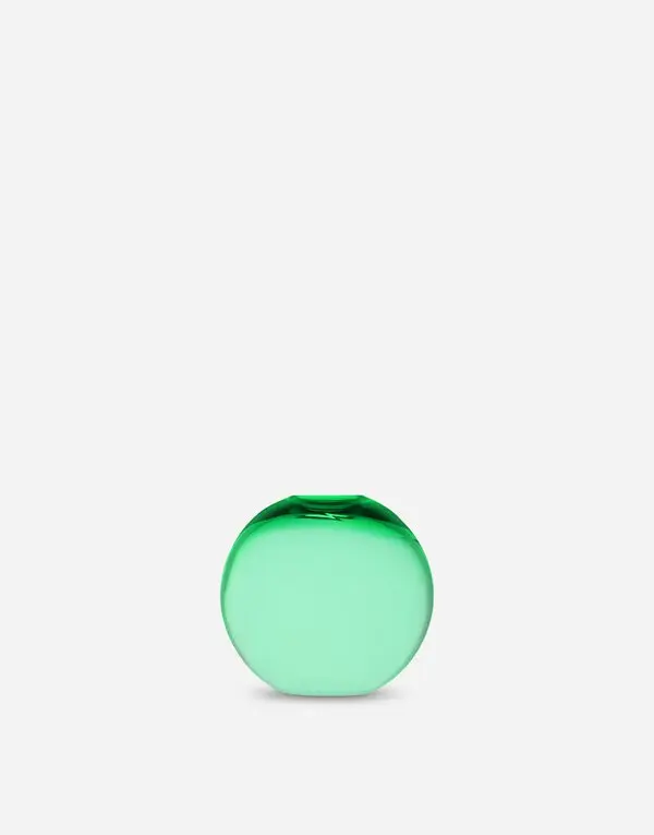 Dolce & Gabbana Small Vase In Transparent Murano Glass - Multicolor