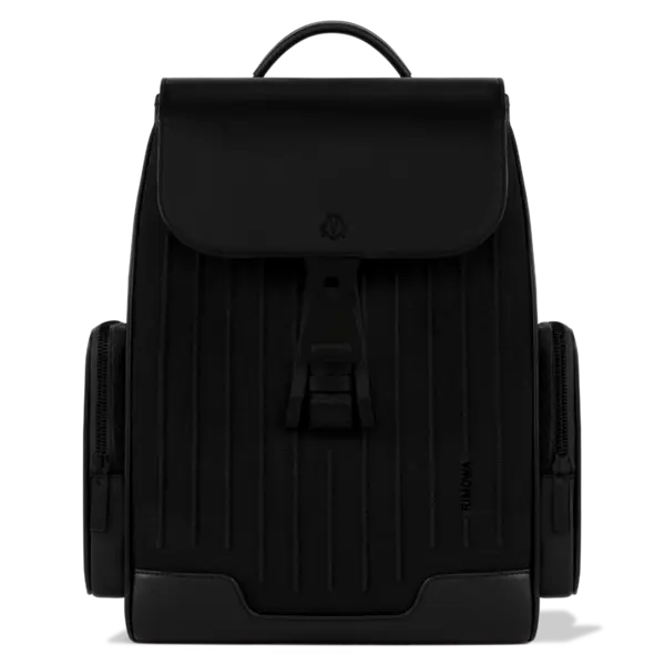 RIMOWA ブラック リュック NEVER STILL キャンバス スモール Rimowa Never Still Canvas Flap Backpack Large - Black | Editorialist