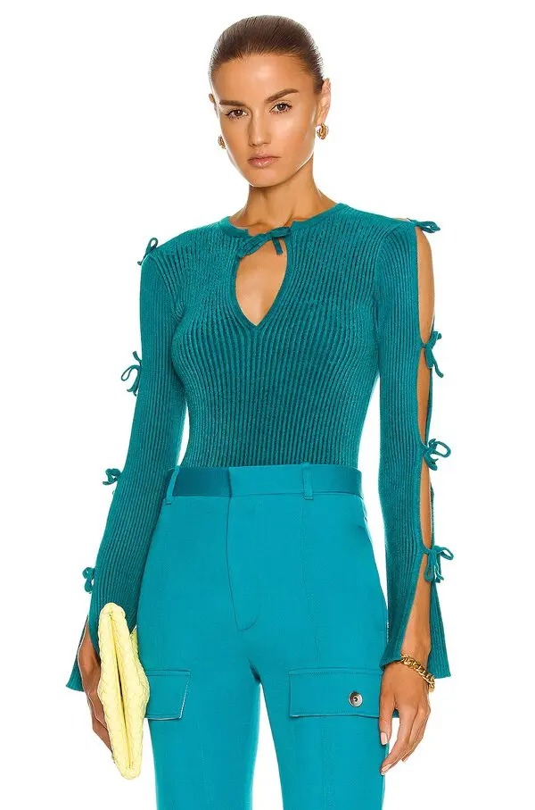 Bottega Veneta Rib Velvet Sweater - Blaster