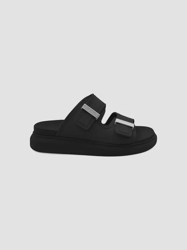 Alexander McQueen Rubber Double-strap Slides