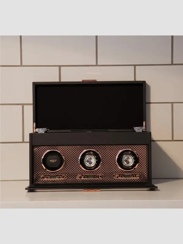 Wolf Axis Triple Winder With Storage - Copper