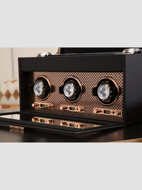 Wolf Axis Triple Winder With Storage - Copper
