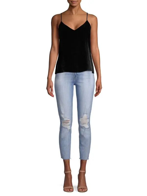 L'AGENCE Jane Silk Tank - Ivory