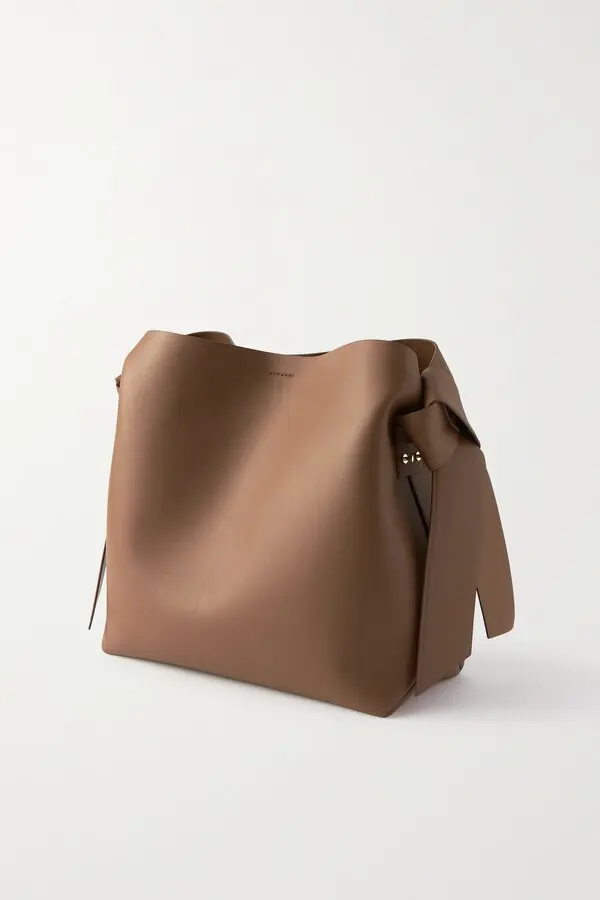 Acne Studios Musubi Midi Leather Shoulder Bag - Brown