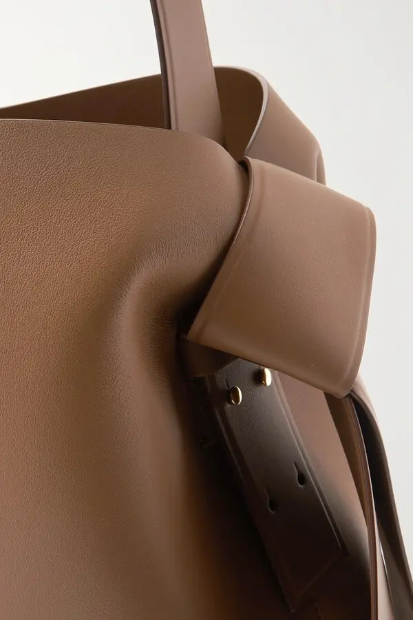 Acne Studios Musubi Midi Leather Shoulder Bag - Brown