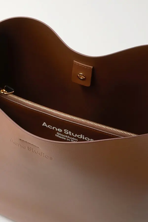 Acne Studios Musubi Midi Leather Shoulder Bag - Brown