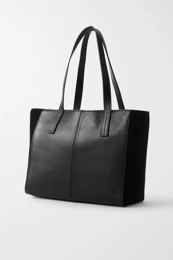 See By Chloé Tilda Small Whipstitched Leather And Suede Tote